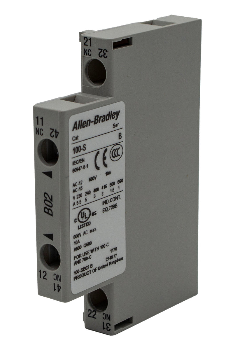 100-SB02 – ALLEN BRADLEY – Control Parts