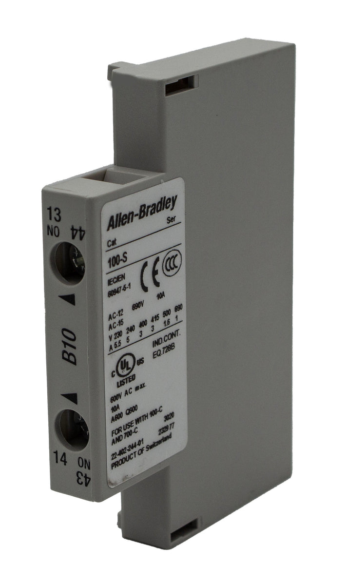 100-SB10 – ALLEN BRADLEY – Control Parts